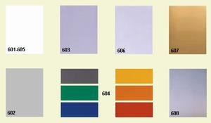 PVC-plade klar farve, 194 x 320 mm