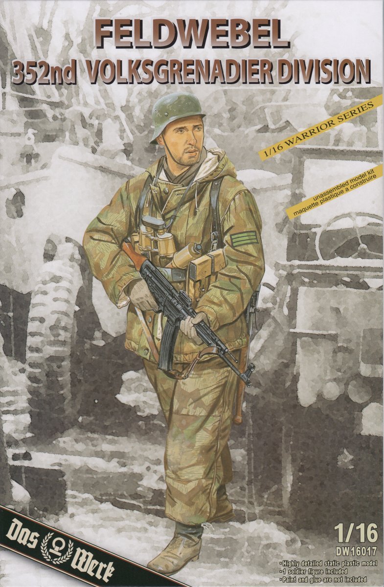Feldwebel 352nd Volksgrenadier Division, skala 1/16 - Figurer skala 1/ ...