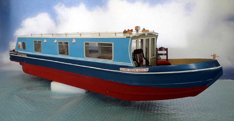 Narrowboat - Motoryacht - Modelskibet.dk