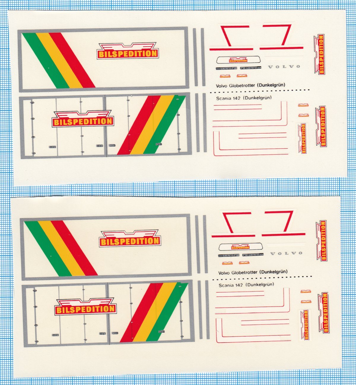 BILSPEDITION - decals, skala 1/87 - Decals, skala 1/87 - Modelskibet.dk