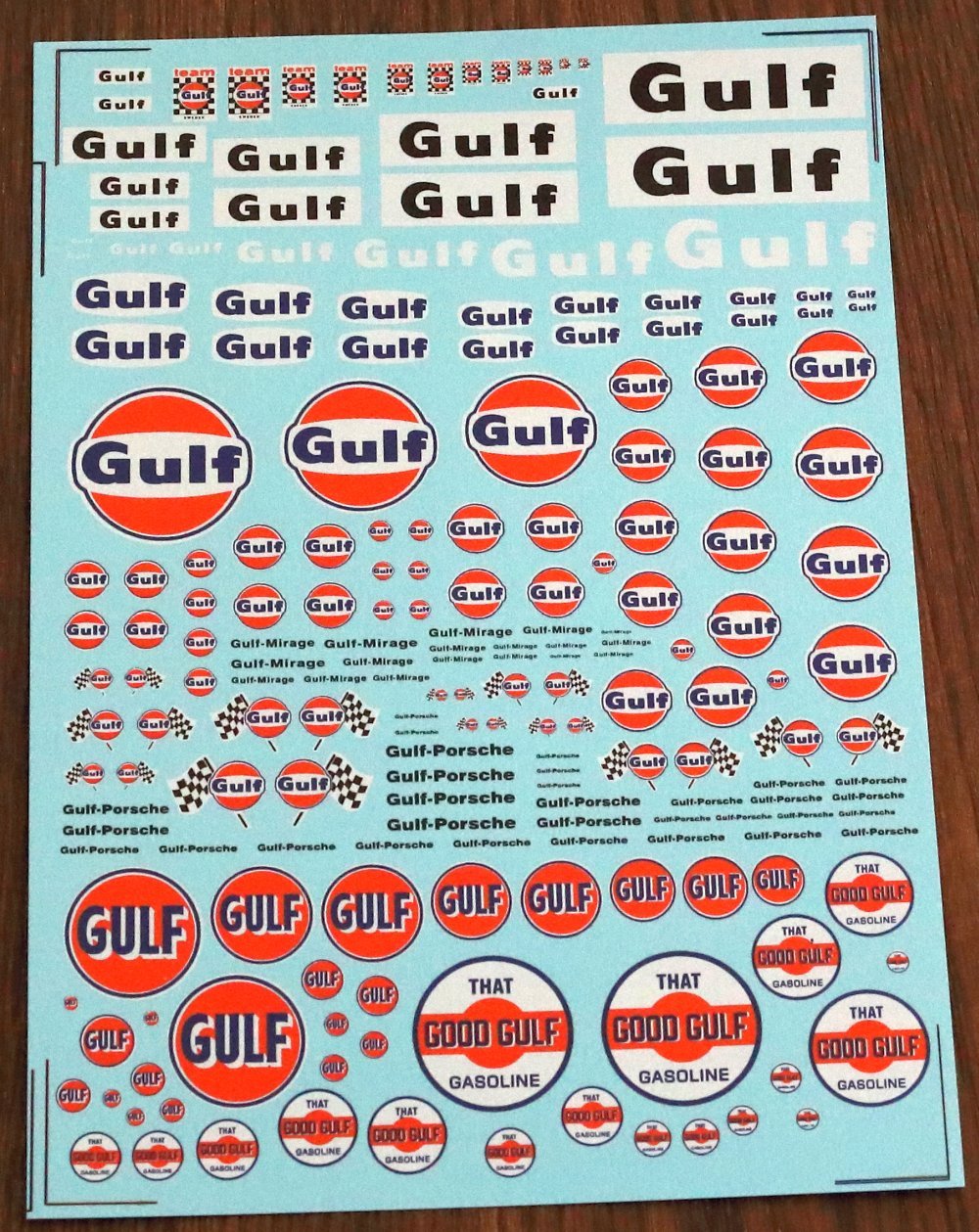 Gulf - decals - Decals, diverse størrelser - Modelskibet.dk (drives af ...