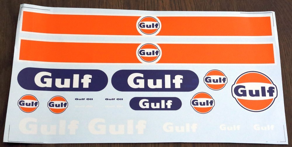Gulf - decals, skala 1/24 - Decals, skala 1/24 - Modelskibet.dk (v/Bern ...