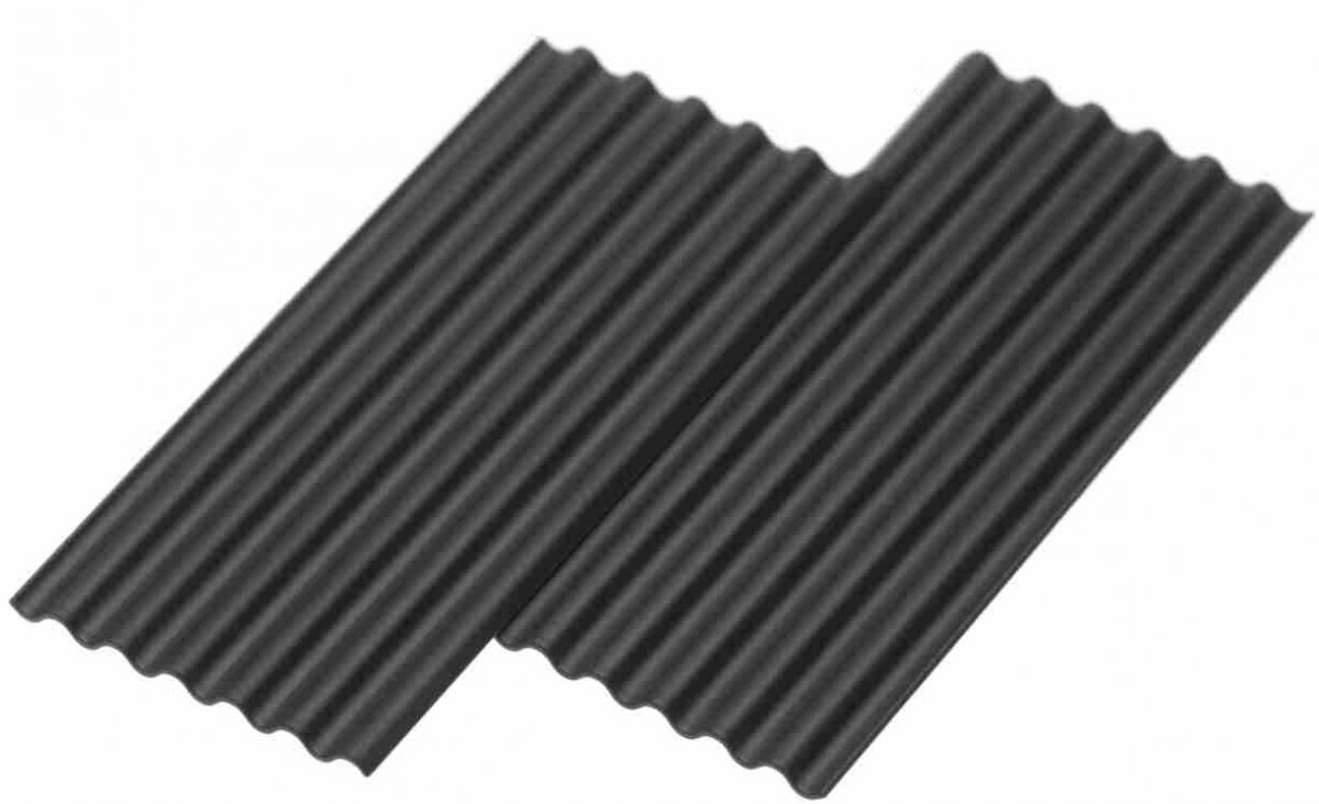 Bølgetagplade, anthrazit grå. 15 stk. (Kopi)