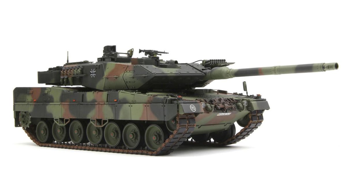Leopard 2A7 - Tysk bælte - efter WWII 1/35 - Modelskibet.dk