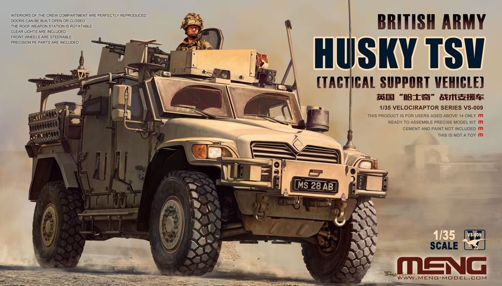 British Army Husky TSV (Tactical Support Vehicle) - Engelsk hjul ...