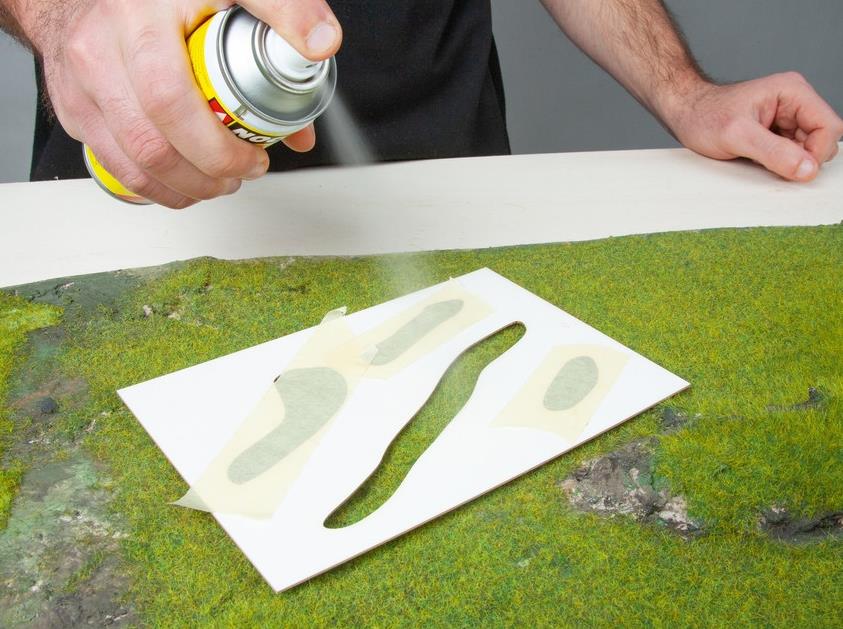 Grass Flocking Templates - Materialer til diorama - Modelskibet.dk