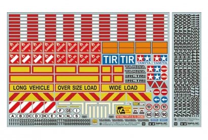 Tamiya Sticker Set til lastbiler