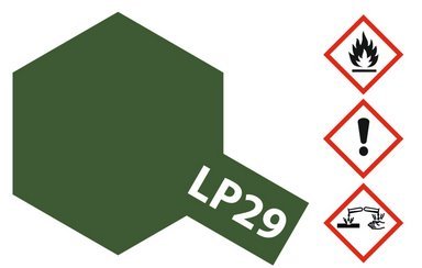 Tamiya LP-29 - 10 ml - Brun-oliven 2, mat